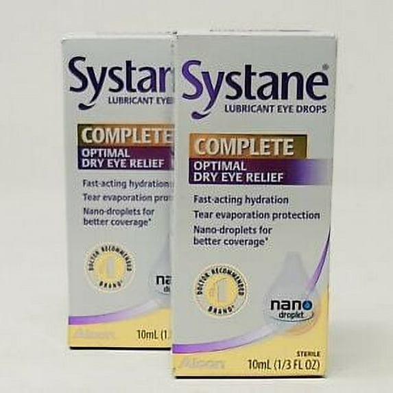 Systane Complete Eye Drops for Optimal Dry Eye Relief, 2 Pack - Walmart.com
