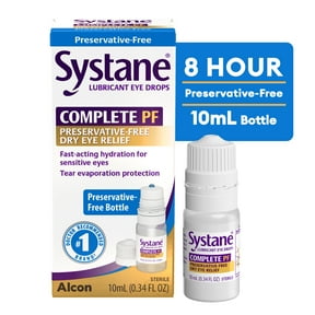 Systane PRO PF Eye Lubricant Drops for Dry Eyes, Hydrate, Restore ...
