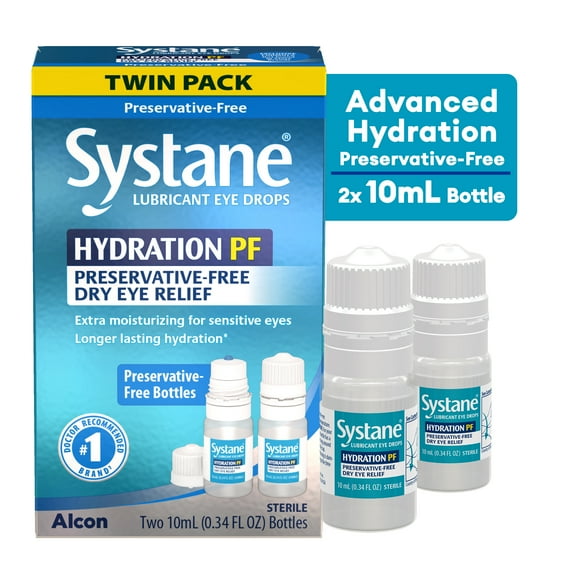 Systane PRO PF Eye Lubricant Drops for Dry Eyes, Hydrate, Restore ...