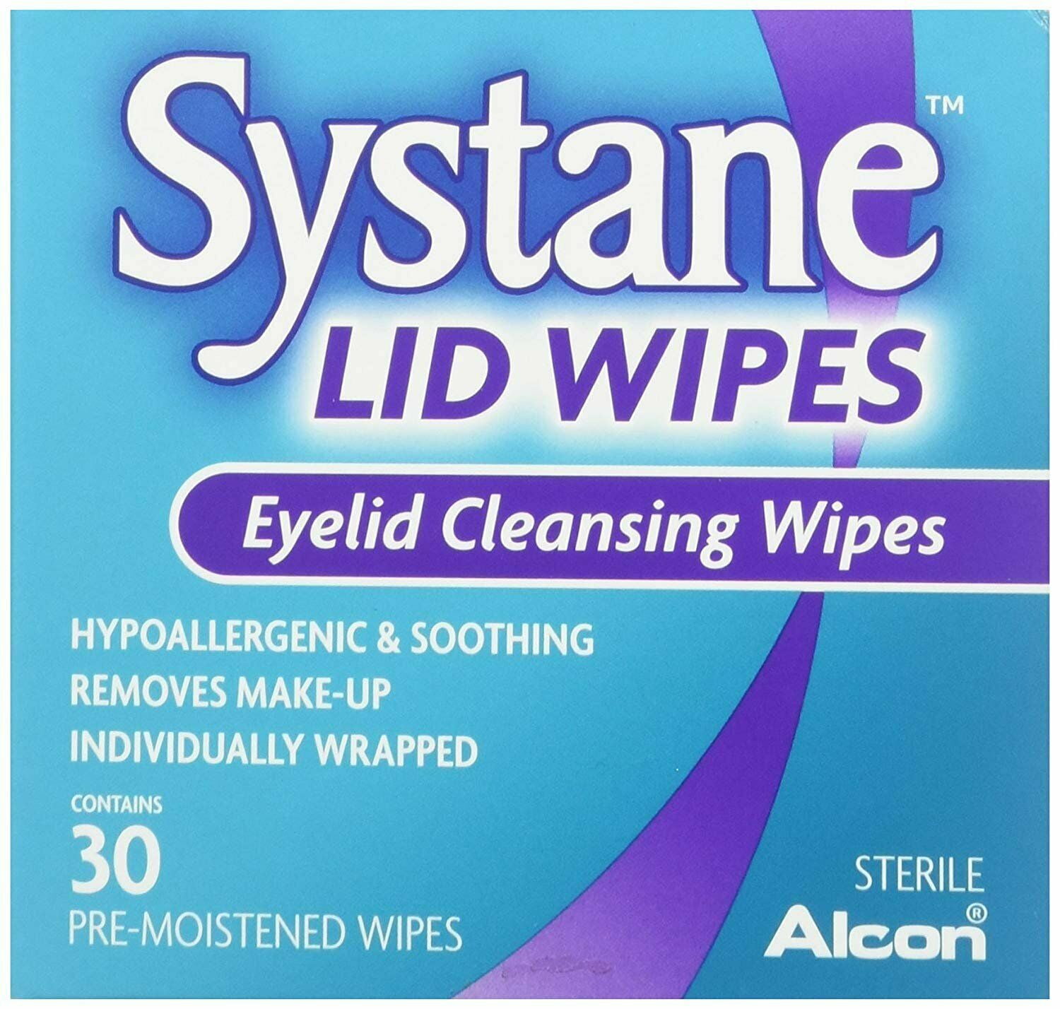 Systane Eyelid Cleansing Wipes, 30 Each, Pack of 2 - Walmart.com