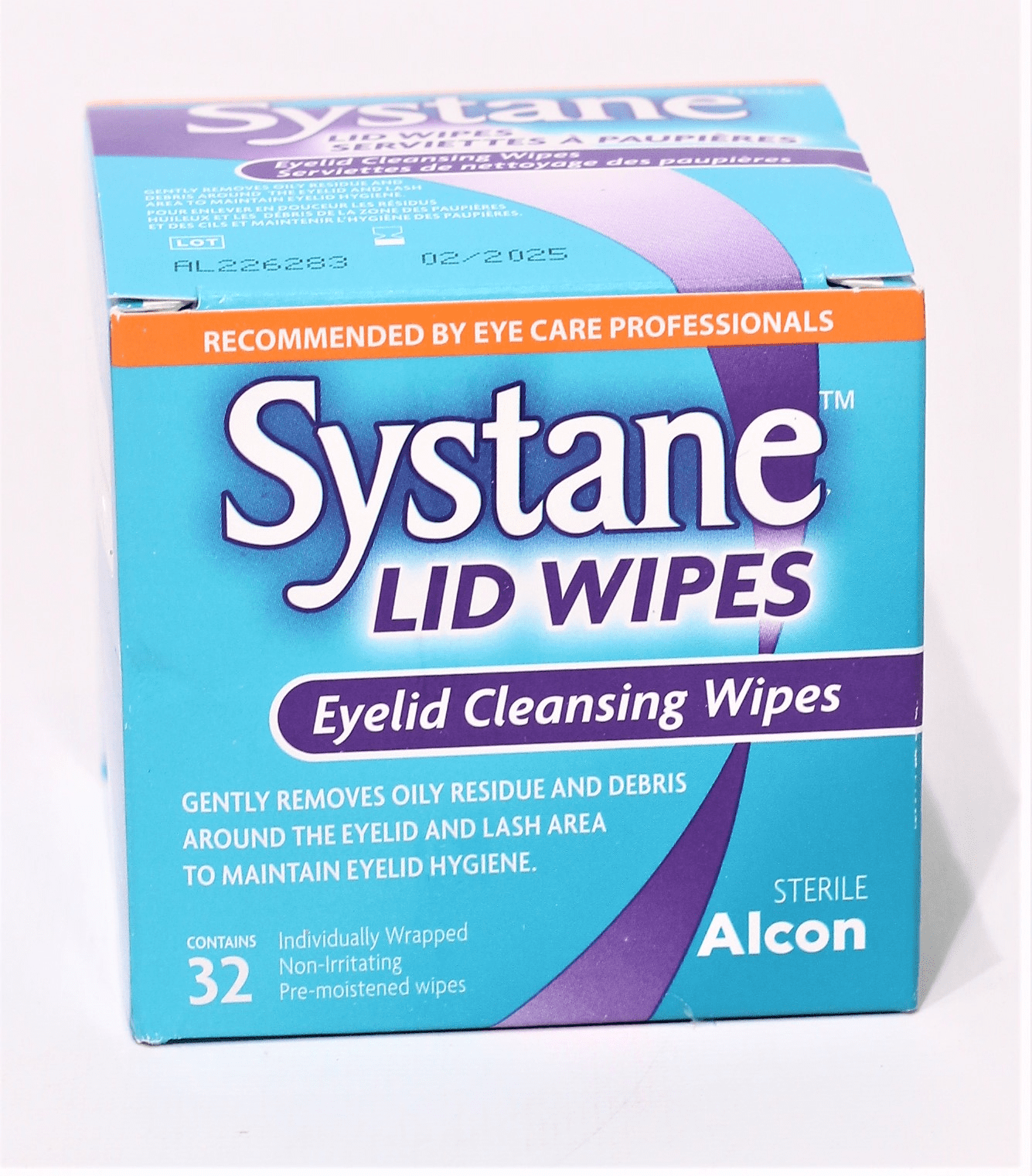 Systane Lid Wipes - Sterile Eyelid Cleansing Wipes, Allergy Eye Care ...