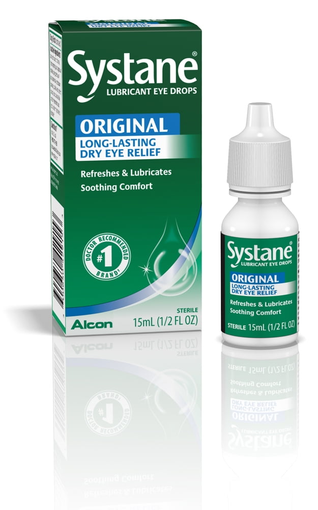 Systane Lubricant Eye Drops for Dry Eyes Symptoms, 15Ml - Walmart.com