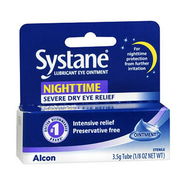 Systane Extremely Moisturizing Lubricating Nighttime Eye Ointment for ...