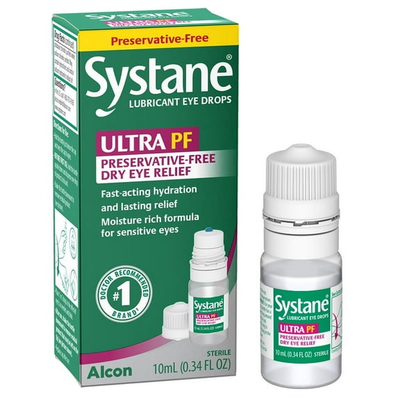 SYSTANE ULTRA Preservative Free Sensitive Eye Drops for Dry Eye Relief ...