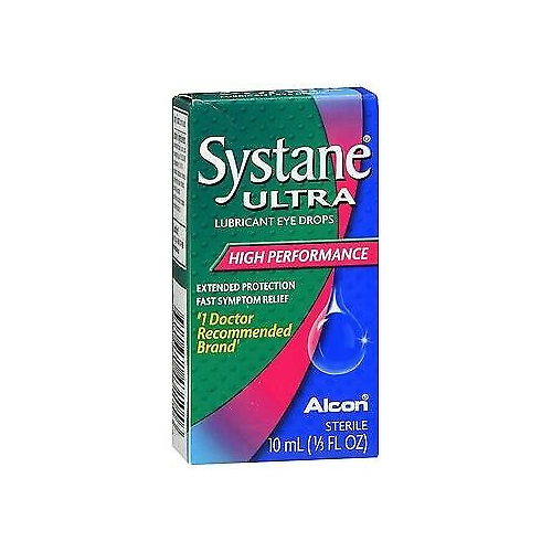 Systane Ultra Lubricant Eye Drops High-Performance Symptom Relief, 10ml ...