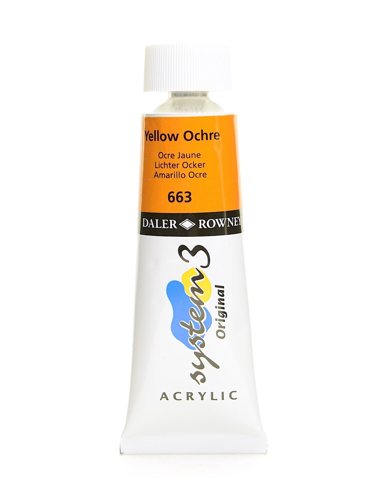 System 3 Acrylic Colour yellow ochre, 75 ml (pack of 3) - Walmart.com