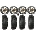 System 3 SB-4 15" Wheels Bronze (6+1) 35" RC500 Tires Sportsman RZR ...