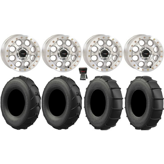 "System 3 SB-7 15"" UTV ATV Rims with 33"" Sand Slinger Tires for ...