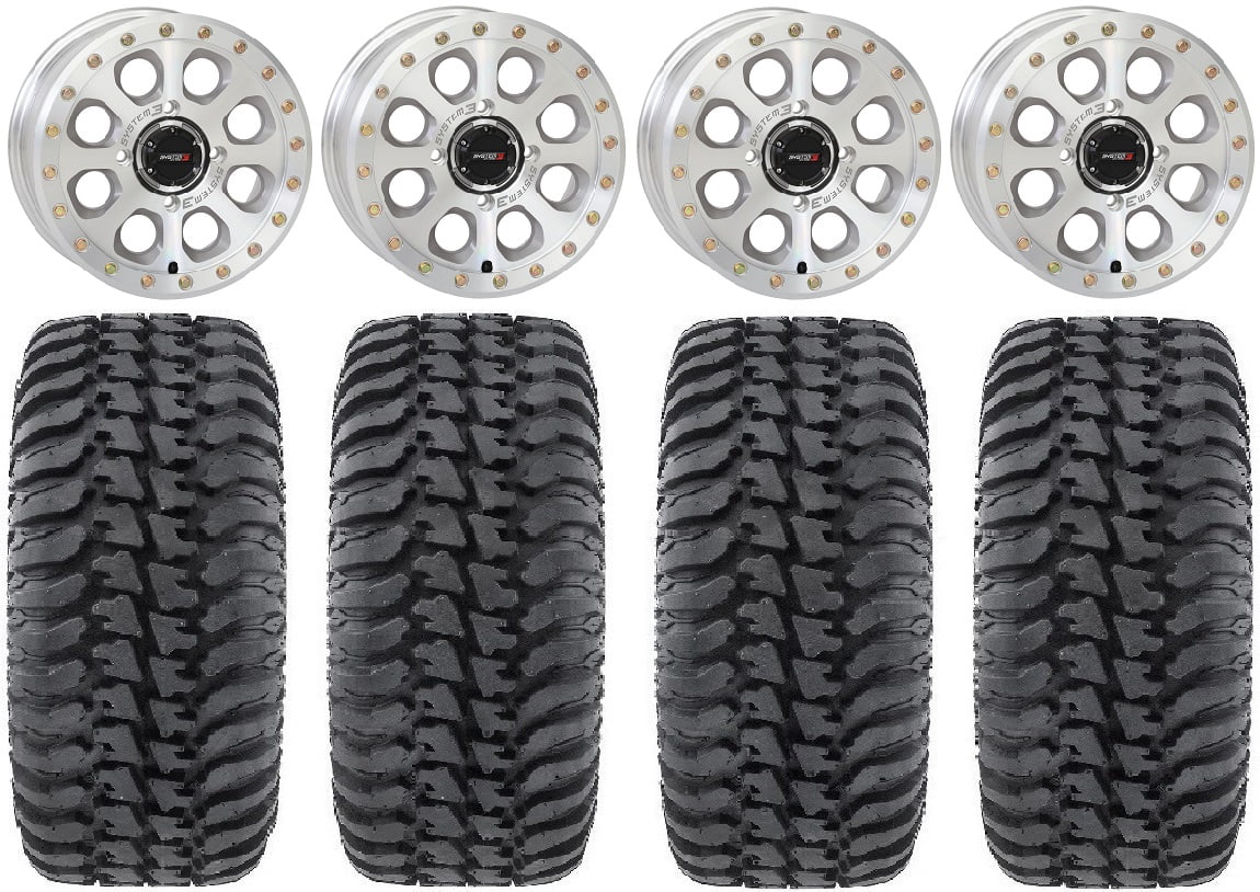 System 3 SB-7 15" Wheels Mh (5+2) 32" Regulator Tires Can-Am Commander ...