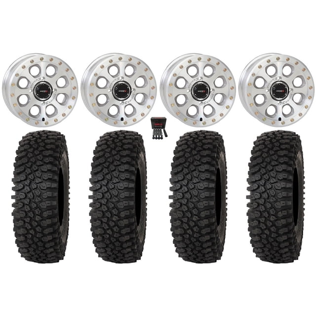 System 3 SB-7 15" Wheels Mh (5+2) 33" Roctane ST Tires Kawasaki Mule ...