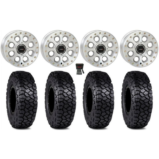 System 3 SB-7 15" Wheels Mh (6+1) 35" Intersect Tires Kawasaki Mule Pro ...