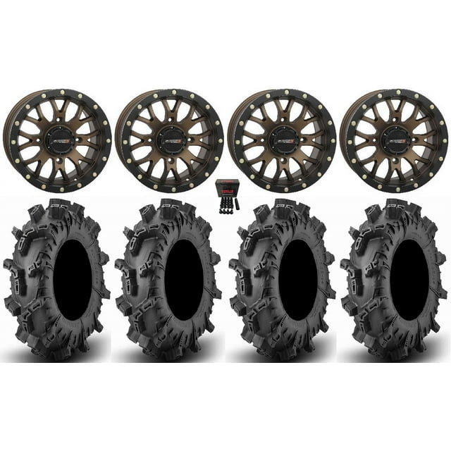 System 3 ST-3 14" Wheels Br 30" Terminator Max Tires Can-Am Commander ...