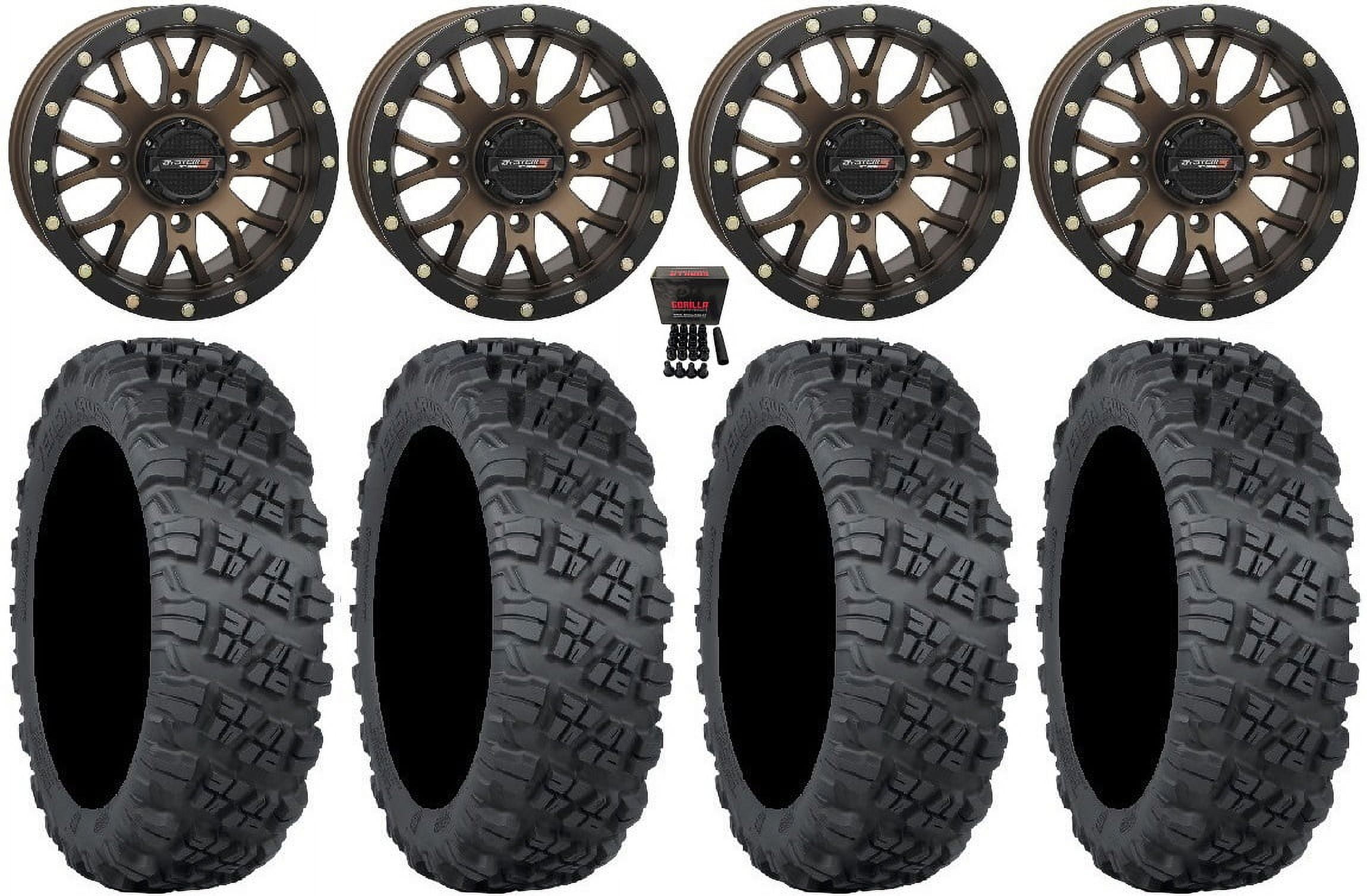 System 3 ST-3 15" Wheels Br 35" Versa Cross V3 Tires Sportsman RZR ...