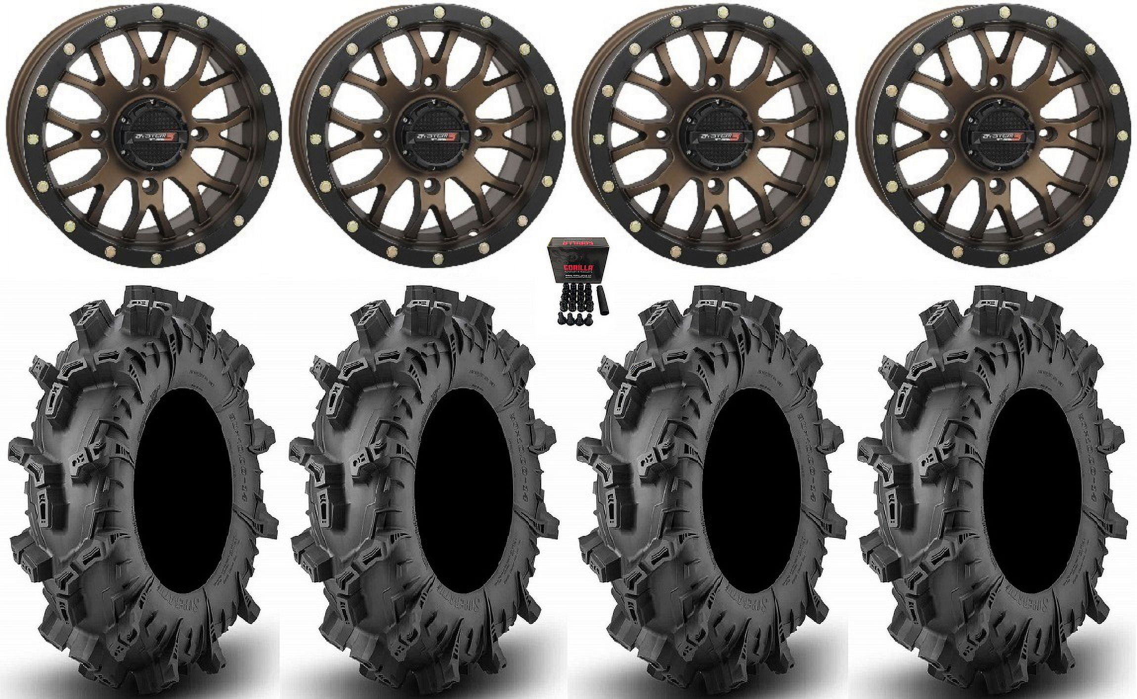 System 3 ST-3 15" Wheels Bronze 32" Terminator Max Tires Can-Am ...
