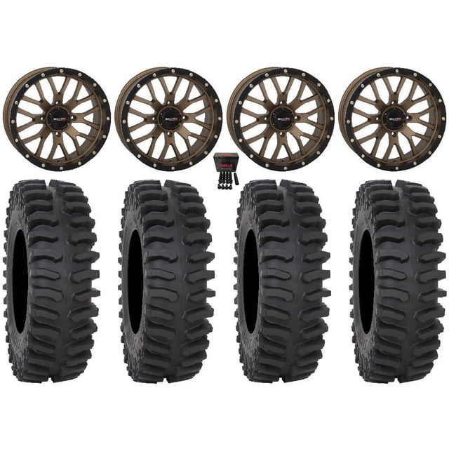 System 3 ST-3 18" Wheels Bronze 37" XT400 Tires Can-Am Commander ...