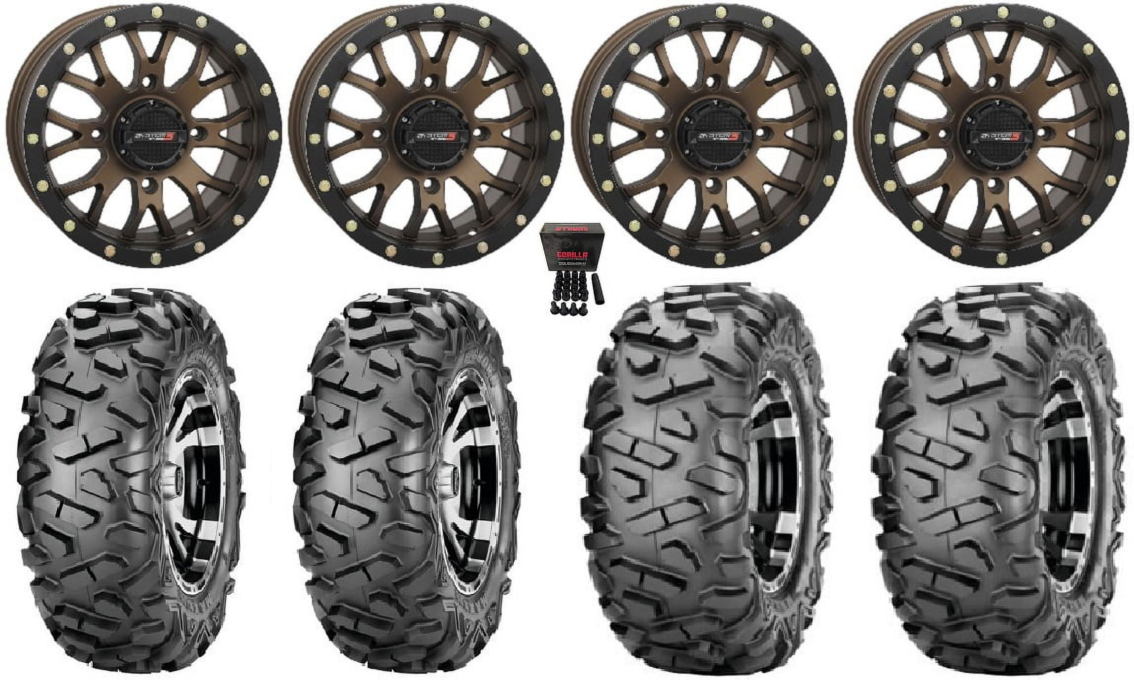 System 3 ST-3 Bronze 14" Wheels 29" BigHorn Tires Yamaha Viking ...
