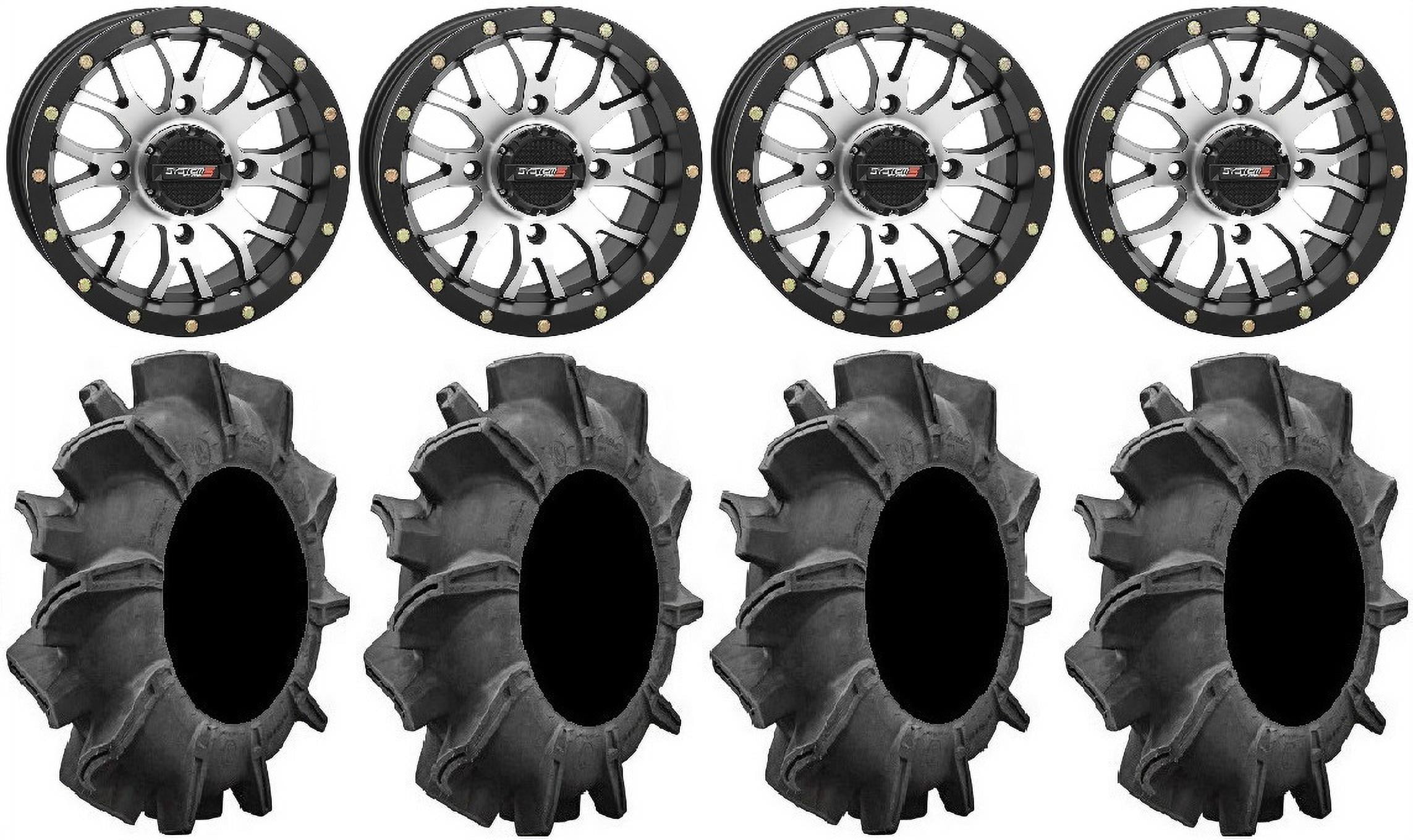 System 3 ST-3 Mh 14" Wheels 29.5" Assassinator Tires Yamaha Viking ...