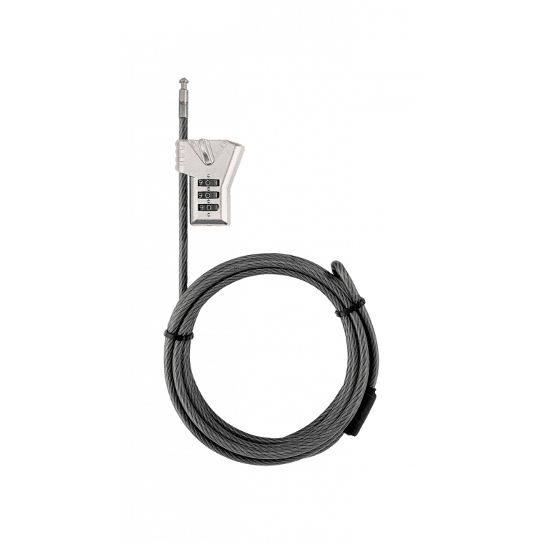 System Ex Lock W/Noose 3-Dig Black 4.8X2000 - Walmart.com