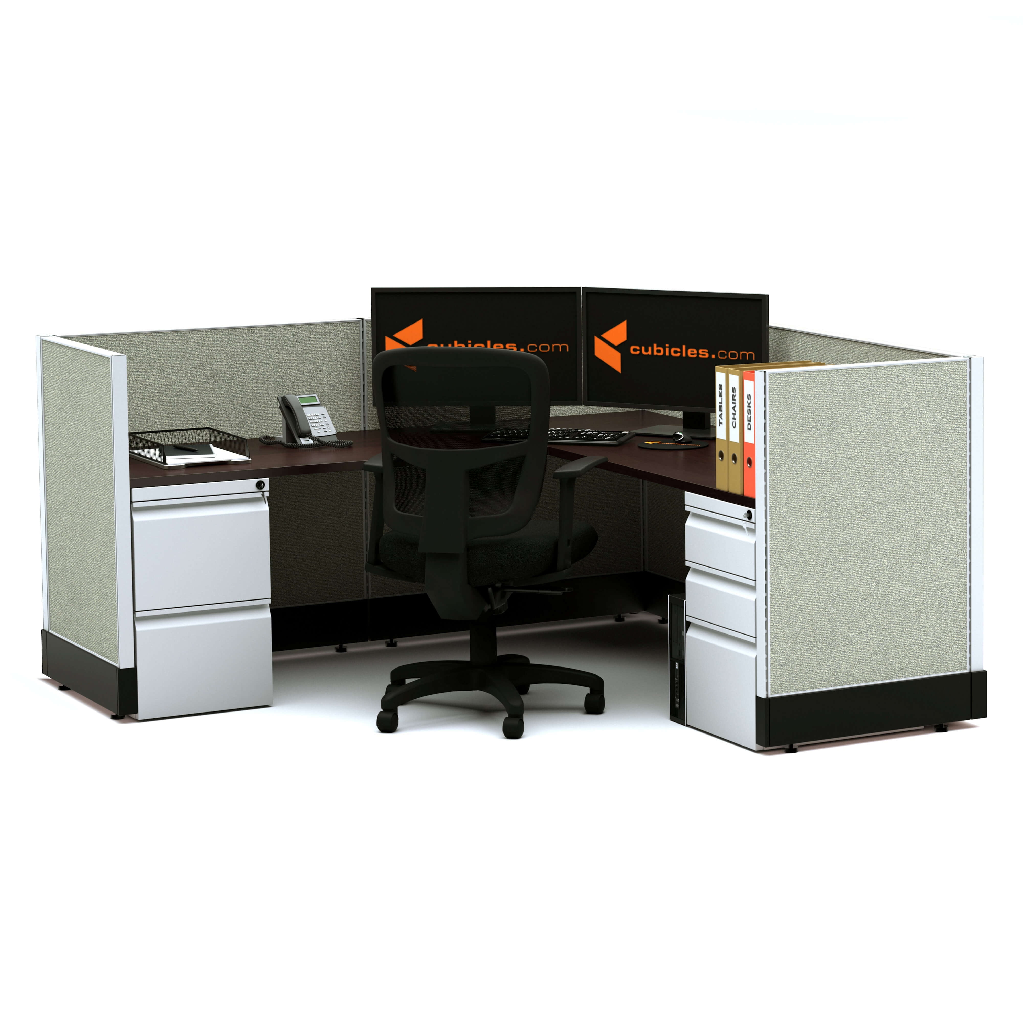 System Furniture 39H Powered Cubicles - Walmart.com
