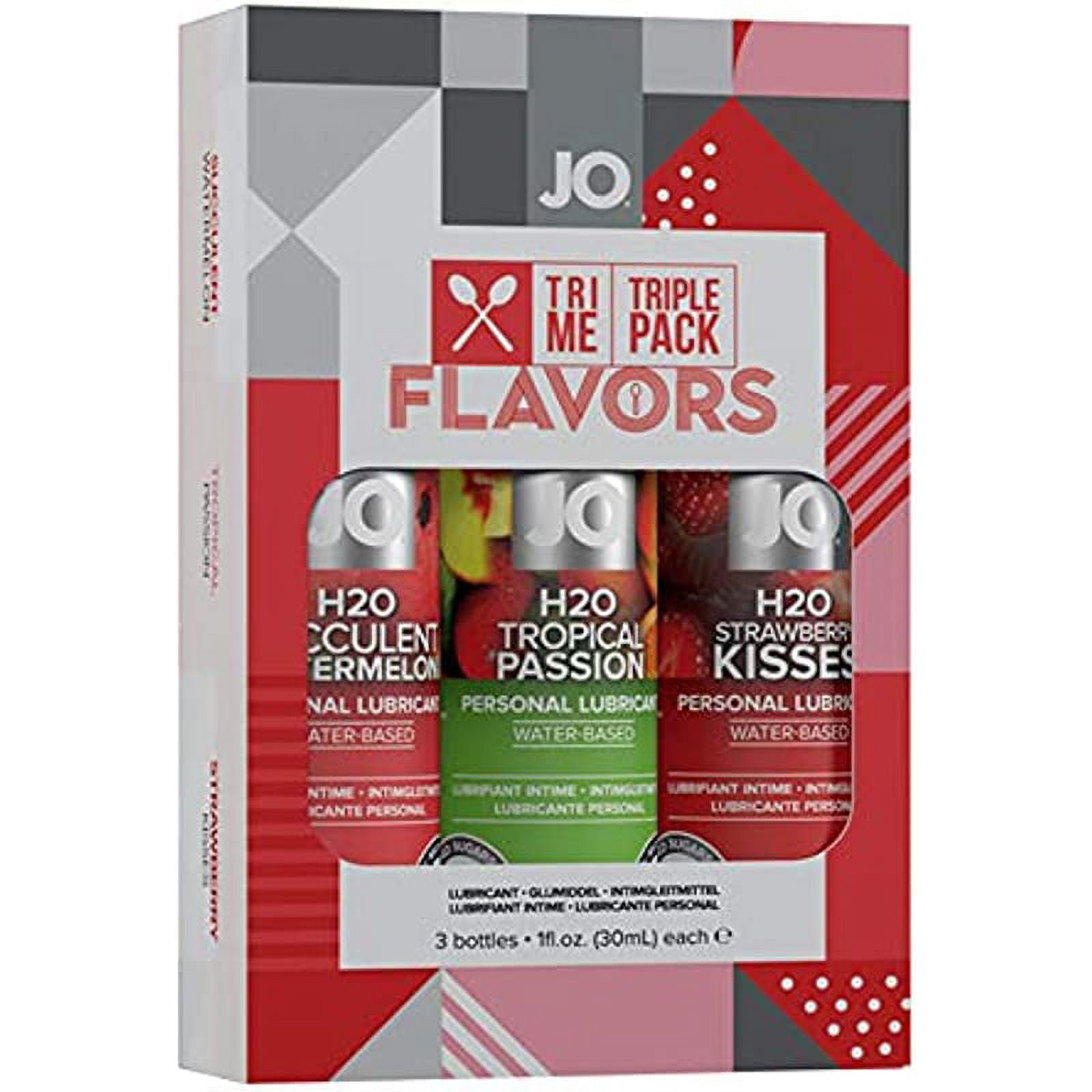 System JO Classics/Gelato/Flavors Tri Me Lubricants Triple Set-1 fl.oz Each (Flavors-Triple Set ...
