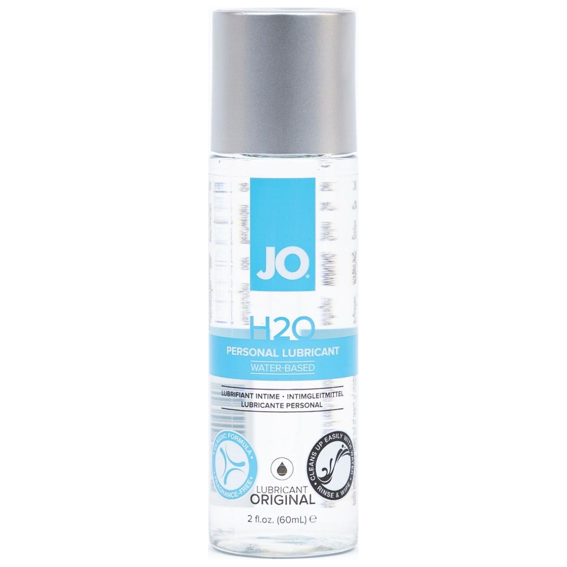 System JO H2O Original Water Based Personal Lubricant, 2 oz, Liquids ...