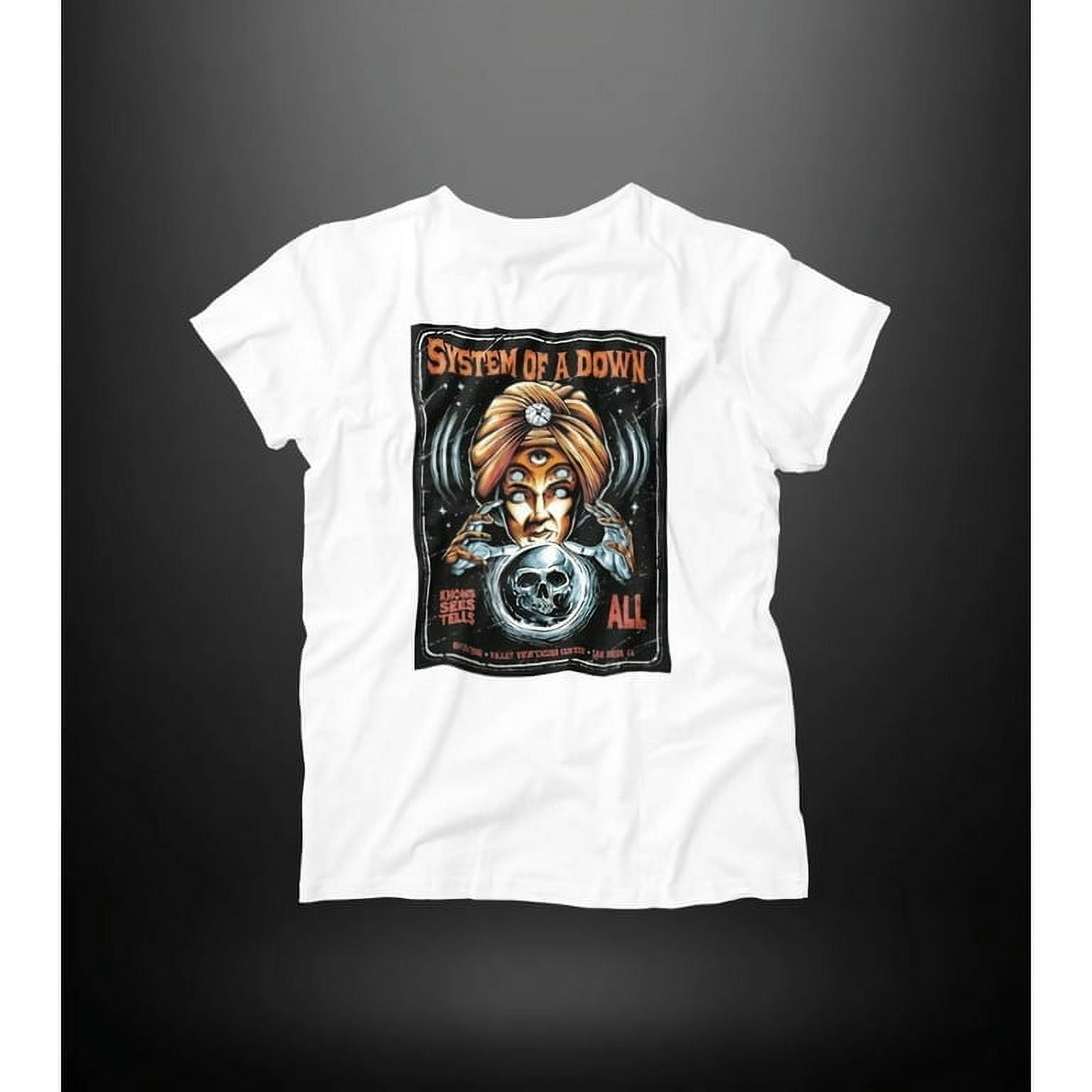 System Of A Down T-Shirt - Soad Merchandise Shirt, Size 5Xl, Tee Ash ...