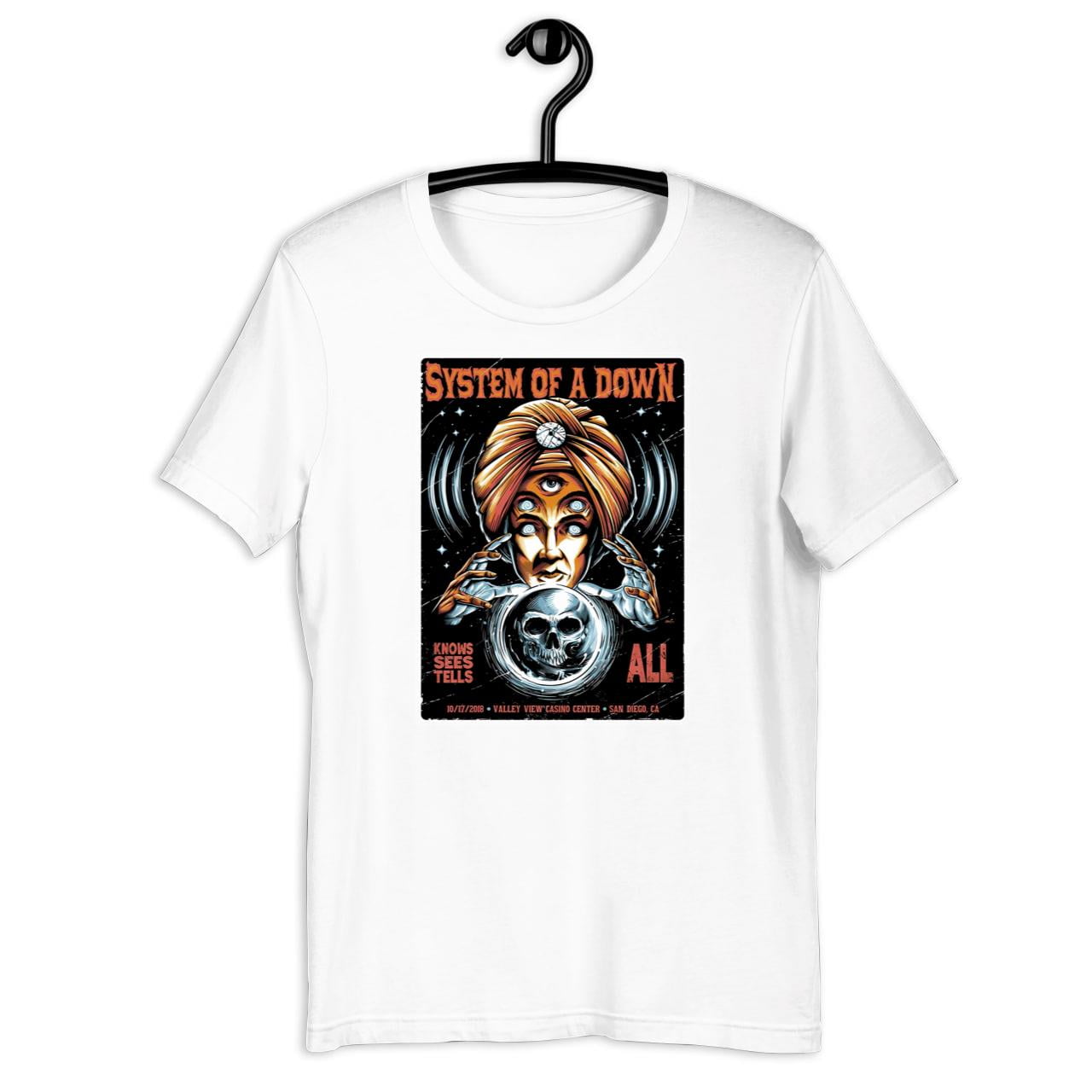 System Of A Down Tee - Black SOAD T-shirt - System Of A Down - System ...