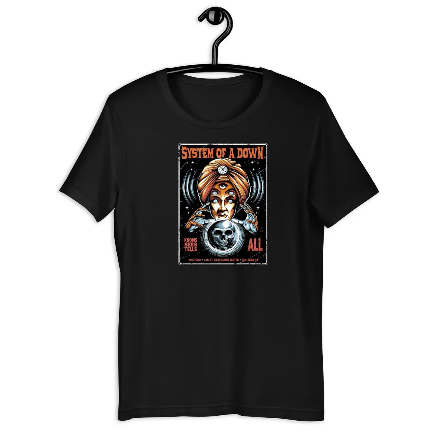 System Of A Down Tee - Black SOAD T-shirt - System Of A Down - System ...