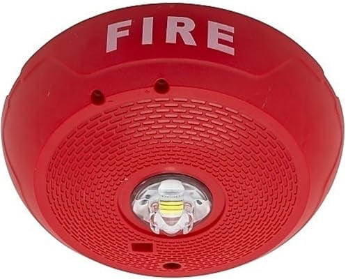 System Sensor SCRLED Series Ceiling Mount Strobe with LED, FIRE Label ...