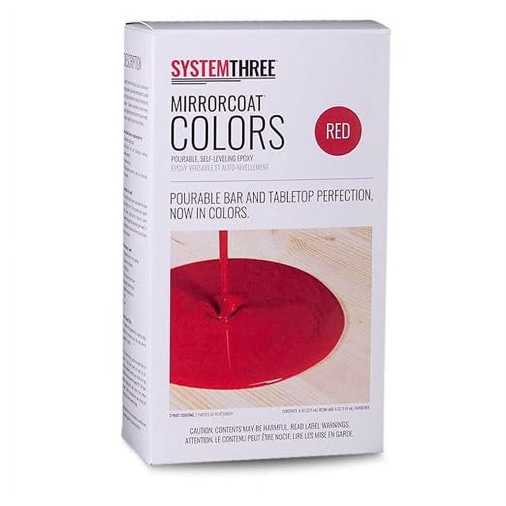 System Three MirrorCoat Colors Finish Kit, 12 oz. (Red) - Walmart.com