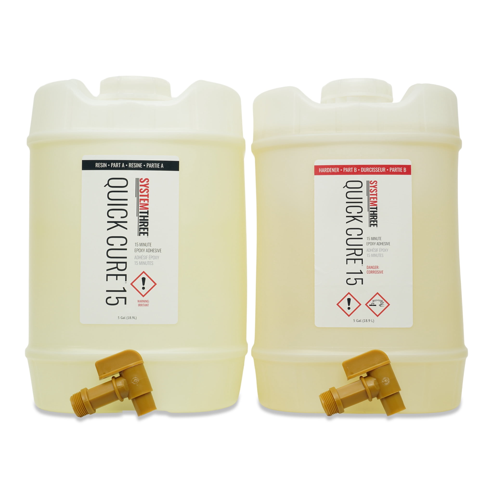 System Three Quick Cure 15 Epoxy Adhesive, 10-Gallon Kit - Walmart.com