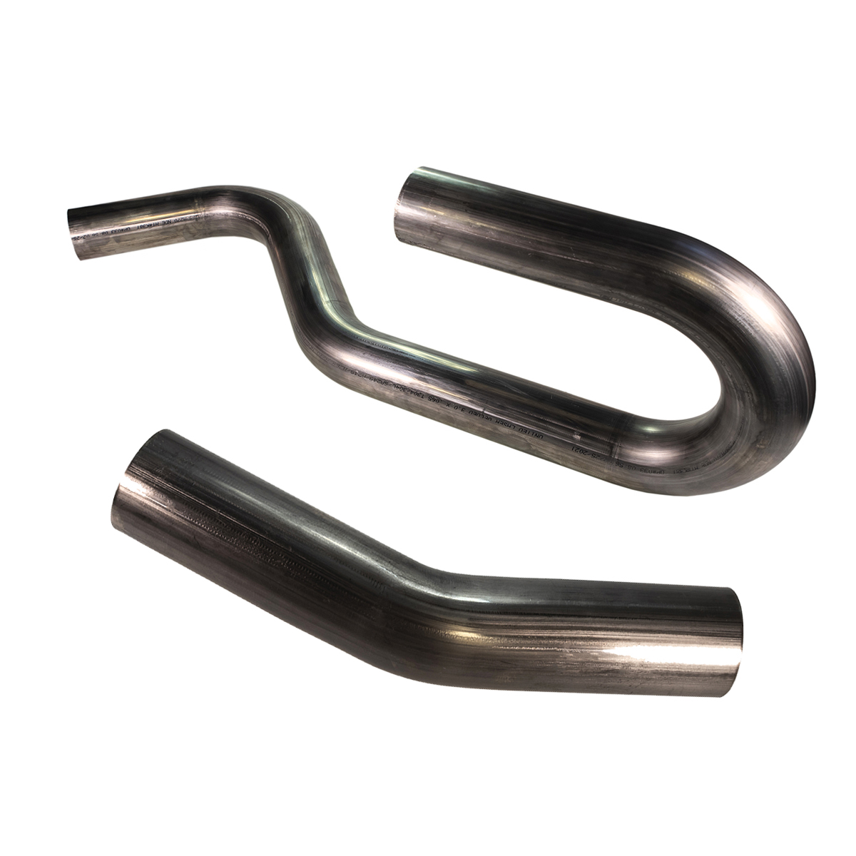 System1 Designs 2.0" OD 304 SS 45 + 180+45 Degree Mandrel Bend Exhaust ...