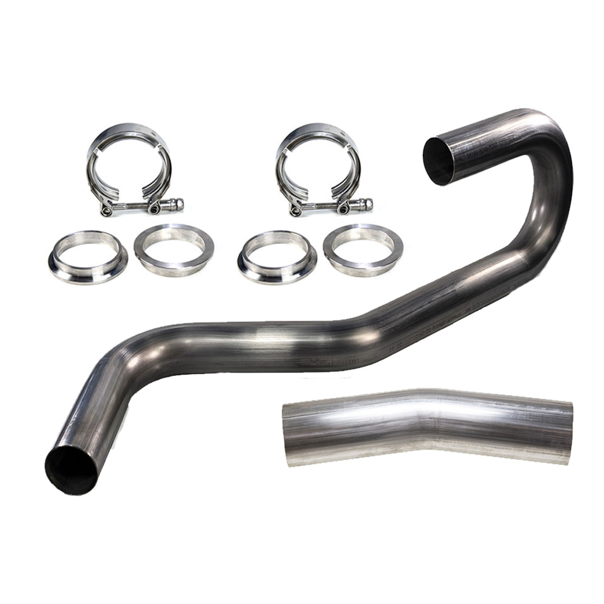 System1 Designs 2.5" OD 304 Stainless 15 + 180+45 Degree Mandrel Bend V ...