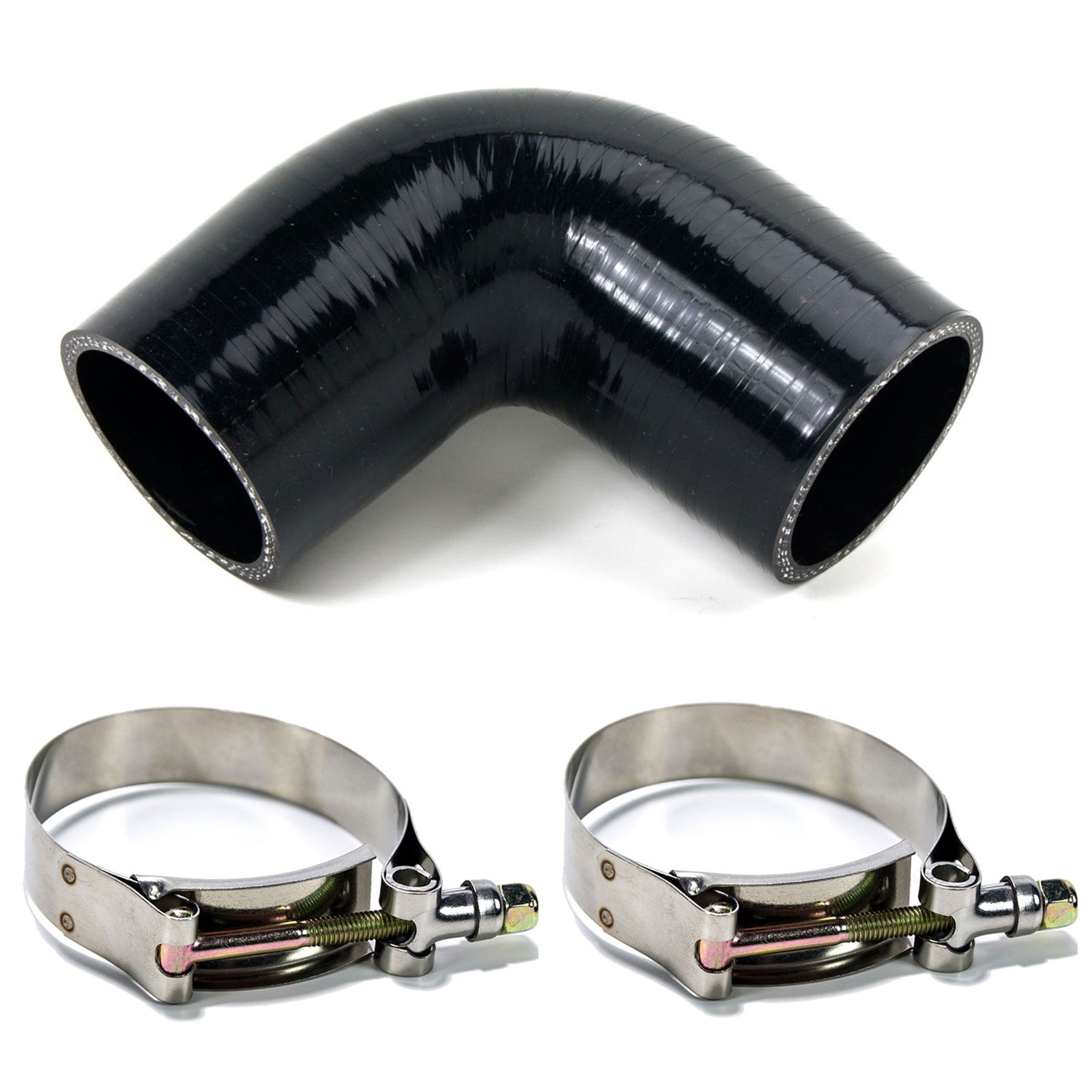 System1 Designs 2.75" Inch Black Silicone Coupler 3 Layers of Polyester ...