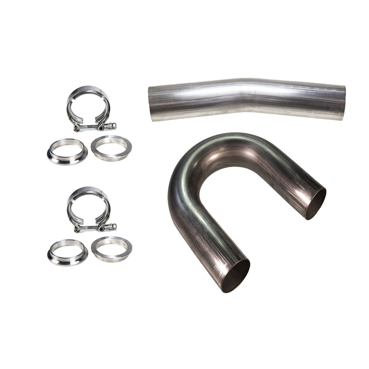 System1 Designs 3" OD 304 SS 15 Degree + 180 Degree Mandrel Bend Pipe V ...