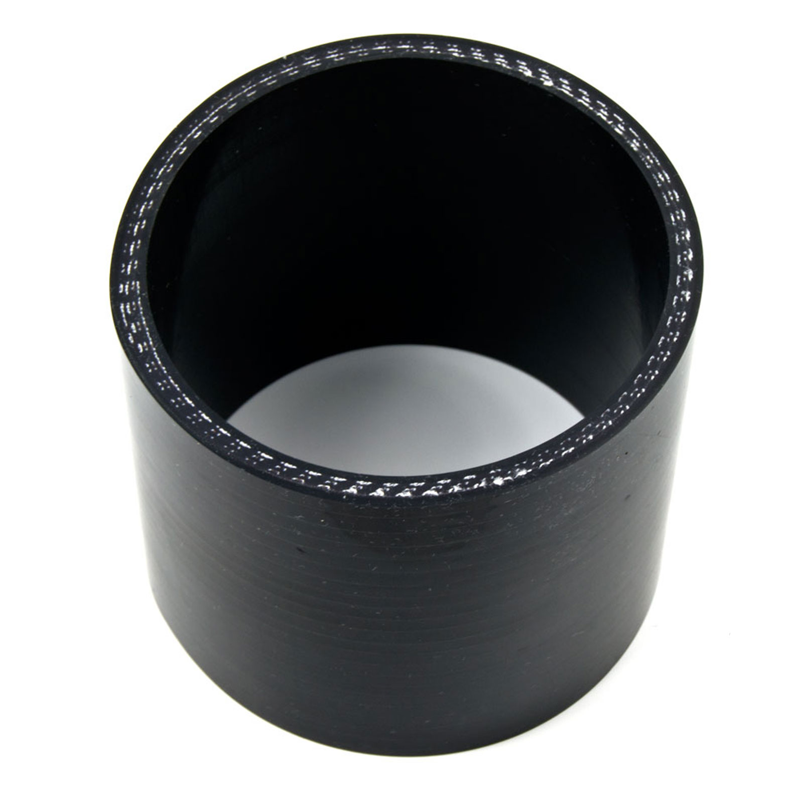 System1 Designs 4" Inch Silicone Black Straight Coupler 3 Layers ...