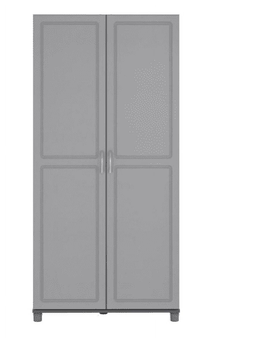 SystemBuild Kendall 36" Utility Storage Cabinet, Gray - Walmart.com
