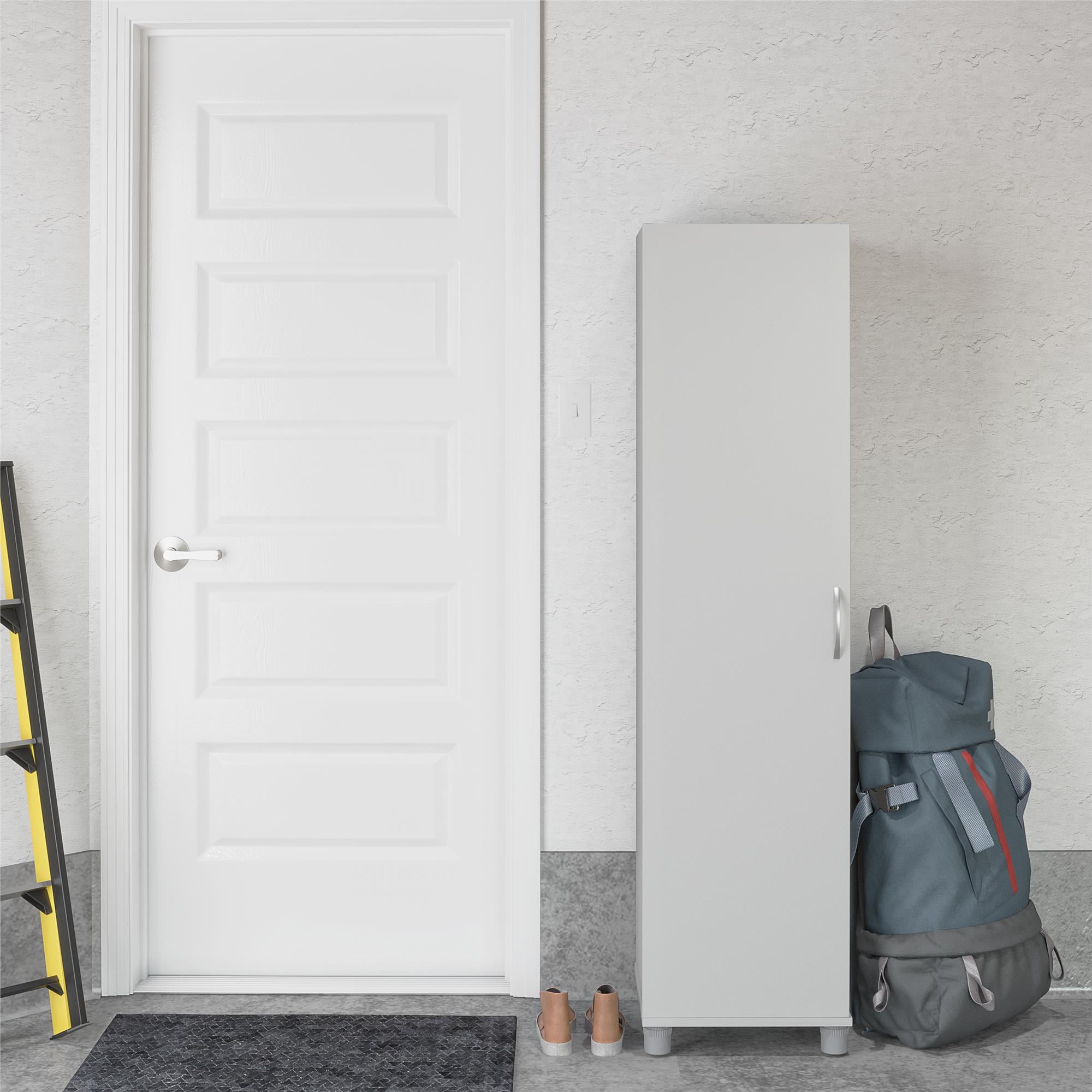 Systembuild Evolution Evolution Lory 60" Tall Storage Cabinet, Dove ...