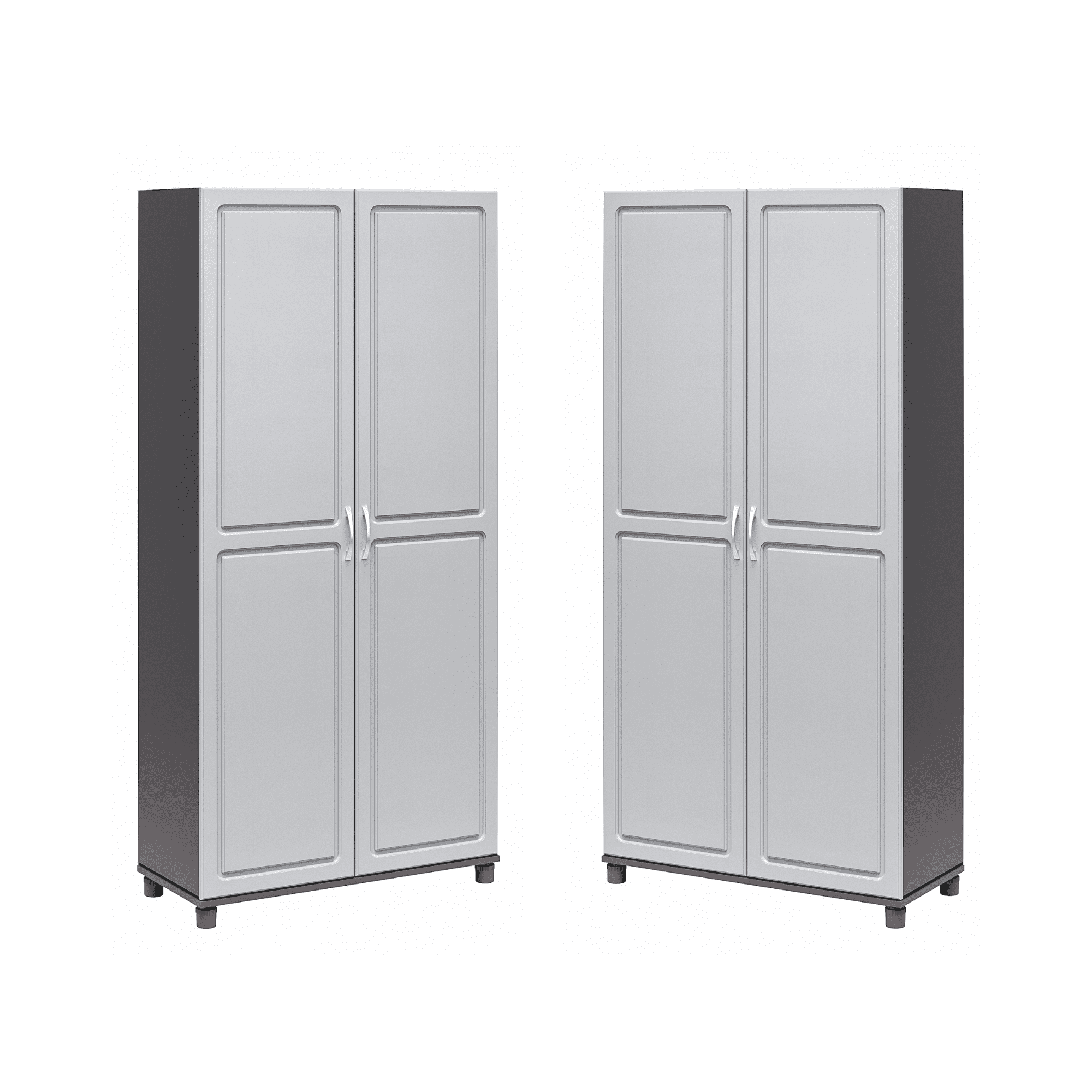 Systembuild Utility Storage Ivory Oak Utility Storage Cabinet By