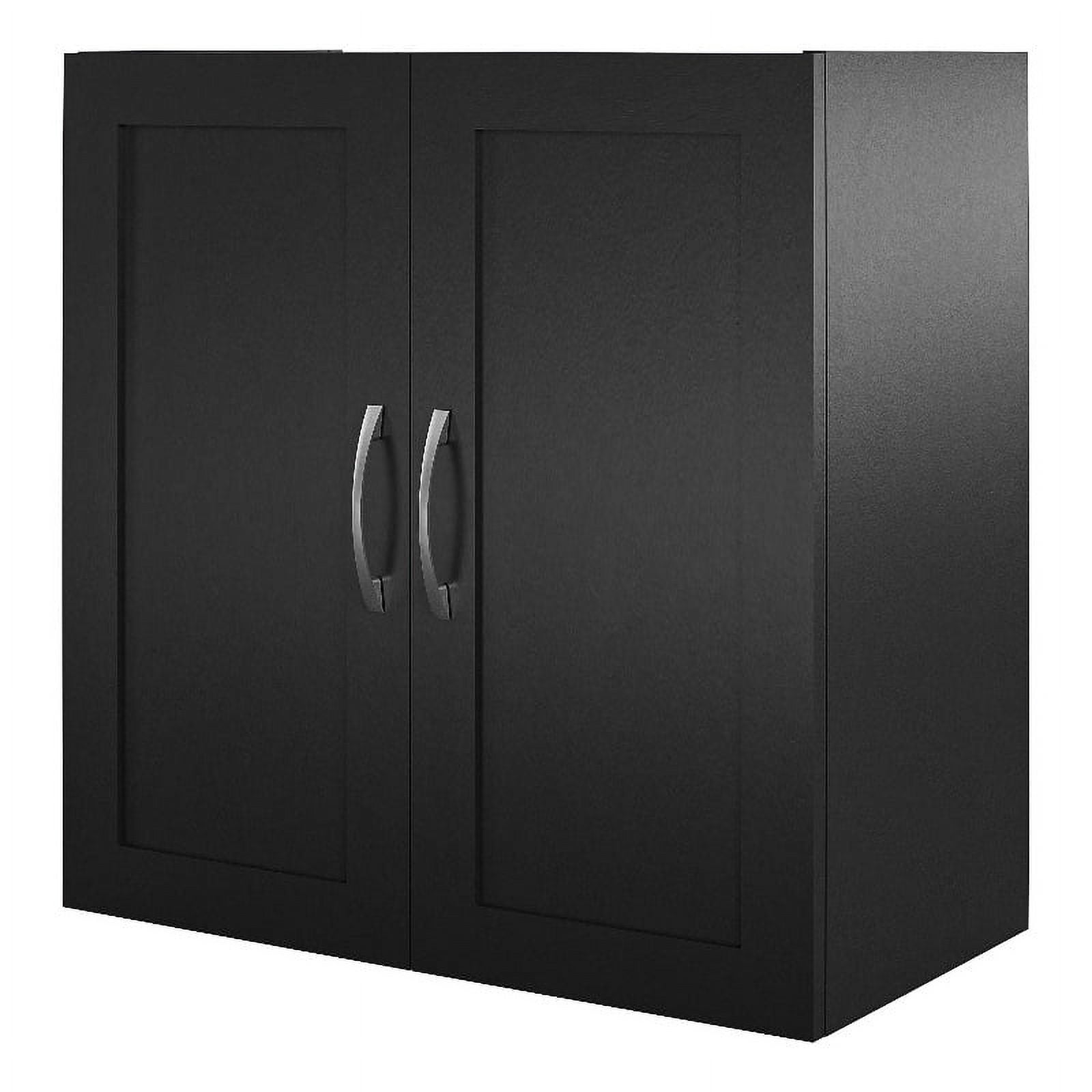 Systembuild Evolution Lory Framed 24" Wall Cabinet in Black - Walmart.com