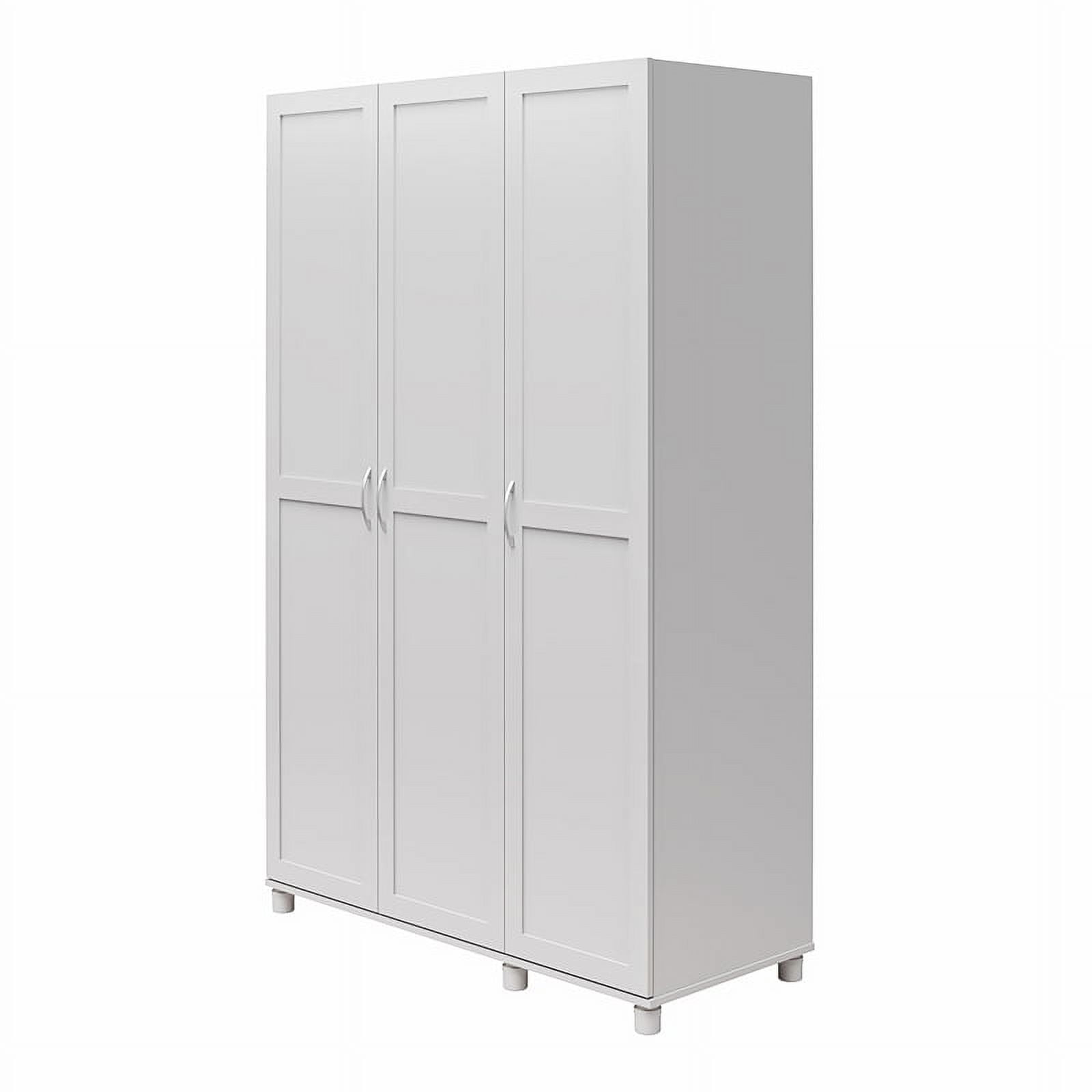 Systembuild Evolution Lory Framed 3 Door Wardrobe in Dove Gray ...