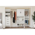 Systembuild Evolution Luxe Wardrobe Closet Organizer with Vanity 3 ...