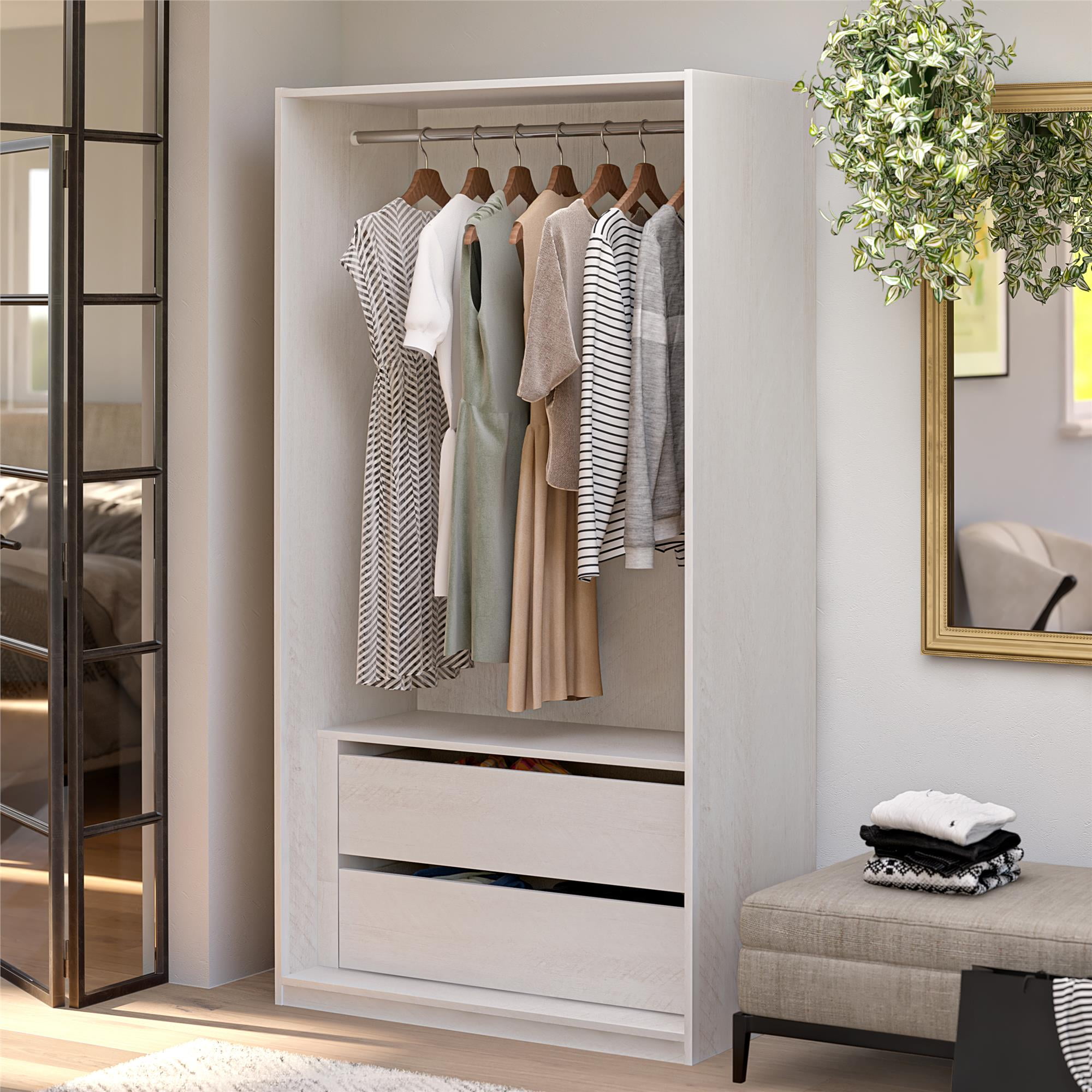 Systembuild Evolution Perry Park Modular Extra Wide Wardrobe with ...