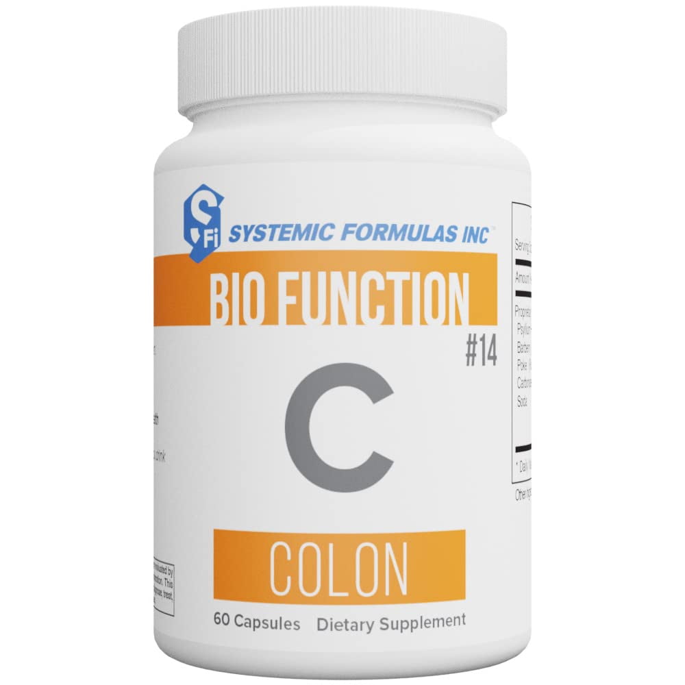 Systemic Formulas Bio Function C Colon - #14, 60 Capsules. Liver and ...