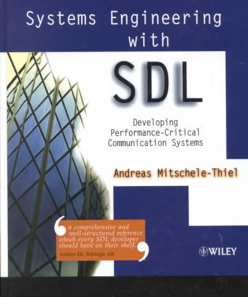Systems Engineering With Sdl : Developing Performance-Critical Communications Systems - Walmart.com