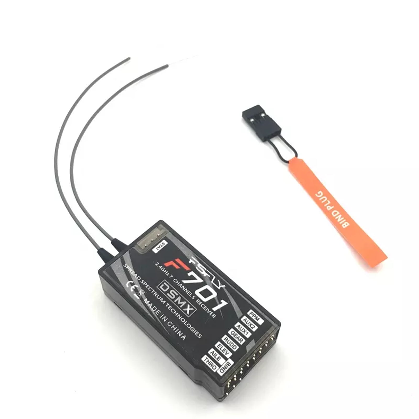 Systems Mini Receiver for DX8 DX7 JR RC for Spektrum DSMX Transmitter ...