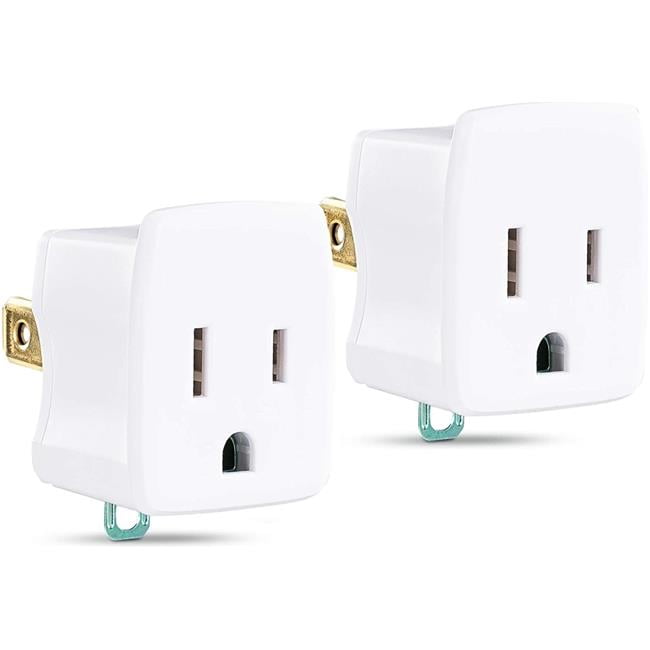 Systems USA 3-to-2 Prong Plug Adapter - Pack of 2 - Walmart.com