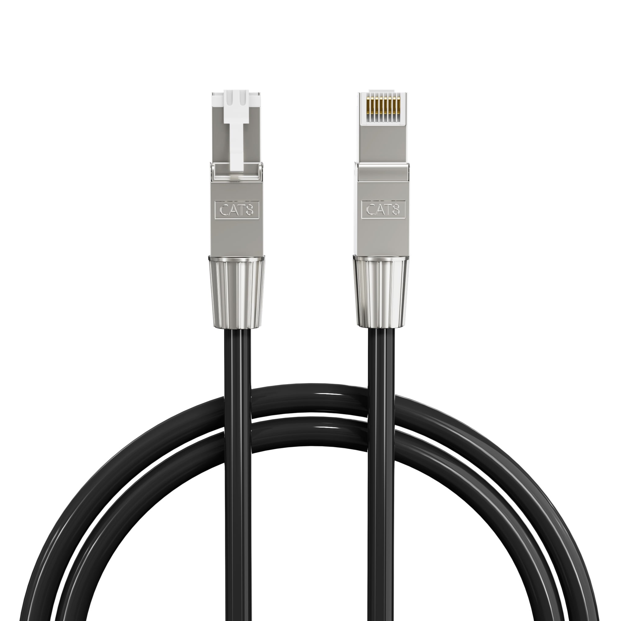 Syston Cable Cat8 Ethernet Patch Cable 2000MHz 2GHz 40GB 50 ft Solid ...