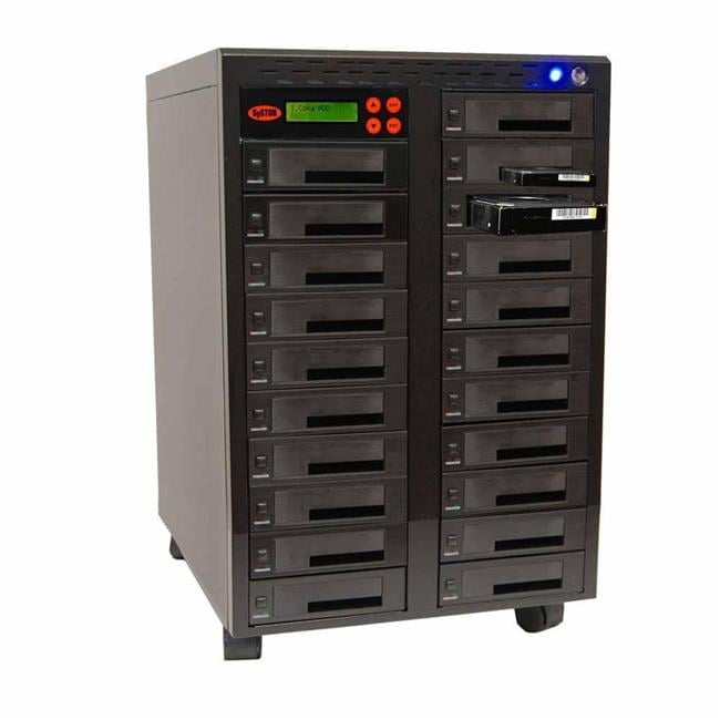 Systor 1-20 SATA 2.5 & 3.5 in. Dual Port Hot Swap Hard Disk & Solid State Drive Duplicator ...