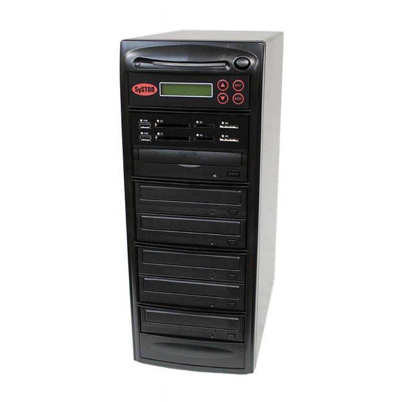 Systor 1-5 Multi-Media Center with USB SD & CF & Disc Duplicator ...